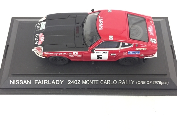 EBBRO 1/43 NISSAN FAIRLADY 240 Z MONTE CARLO RALLY RED/BLACK エブロ 日産 フェア ...