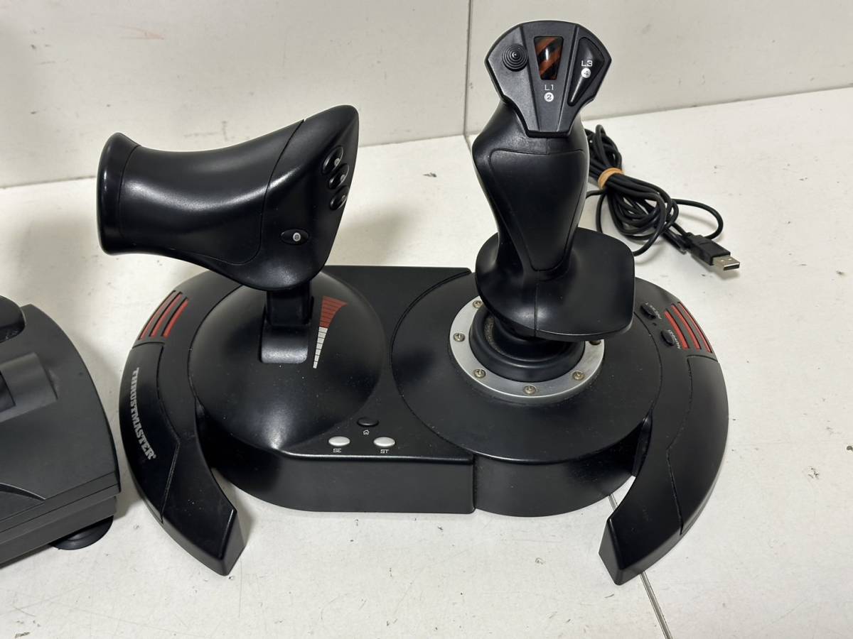 SONY PS2 HORI ホリFLIGHT STICK フライトスティック HP2-13 本体 / スラストマスター T-FLIGHT ...