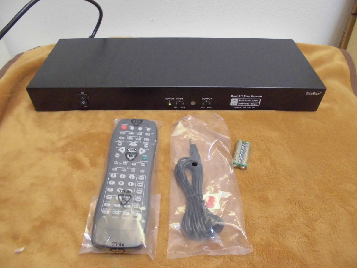 GeoBox G802 4K/60P入力エッジブレンディングプロセッサー 1入力2出力(映像機器)｜売買されたオークション情報、yahooの ...