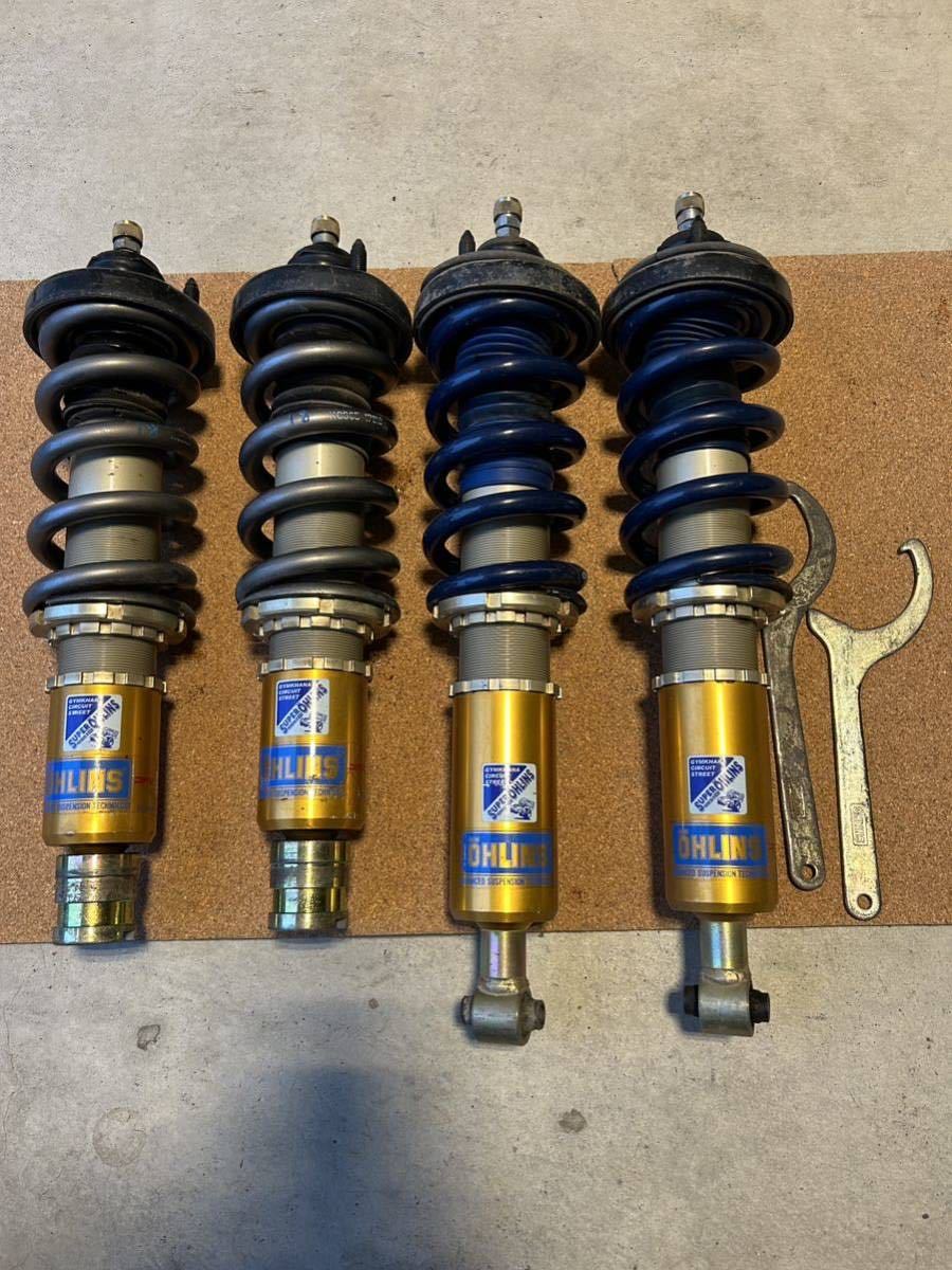 DC2 AZULスーパーオーリンズ DFV OHLINS オーリンズ車高調(サスペンションキット（一式）)｜売買されたオークション情報、yahooの商品情報をアーカイブ公開 - オークファン ...