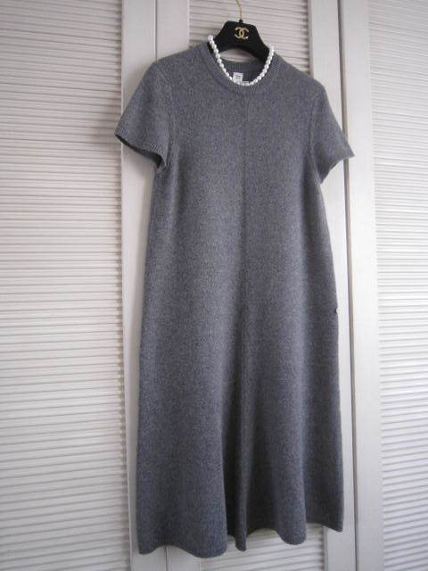 クローゼット整理 HERMES 100%cashmere 半袖ニットワンピース 34 38前後 used(ワンピース（ロング）)｜売買されたオークション情報、yahooの商品情報をアーカイブ ...