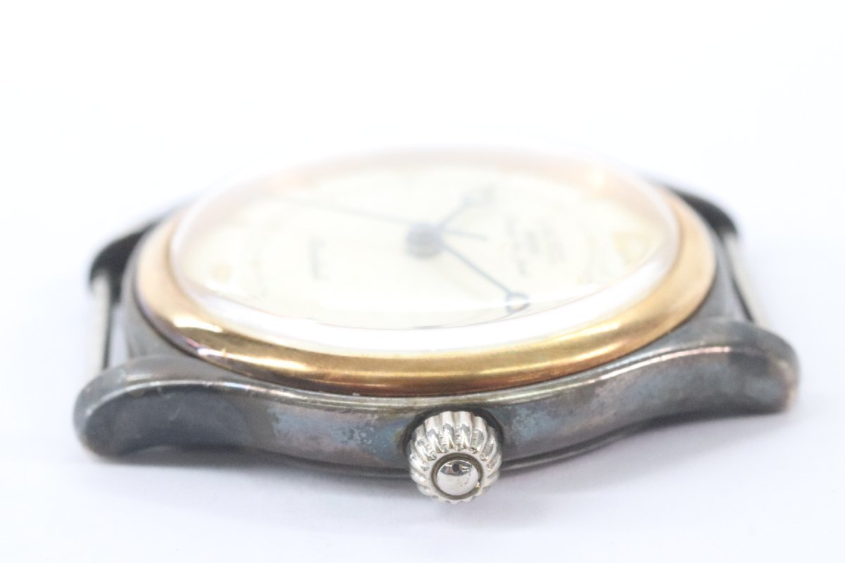 SEIKO セイコー LAUREL ローレル 4S24-0030 SV925 シルバー 18KTベゼル 18金 手巻き 腕時計 アンティーク ...