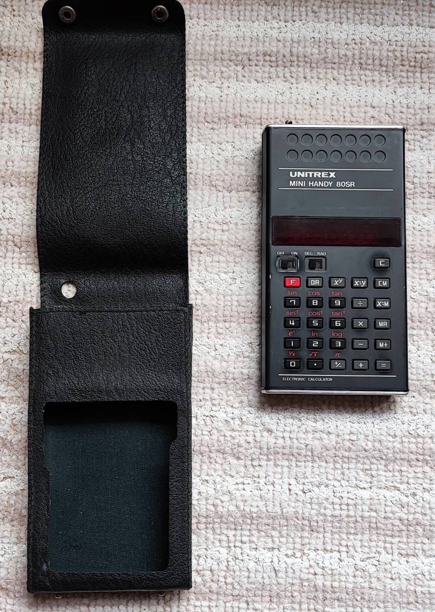 UNITREX MINI HANDY 80SR レトロ電卓(電卓)｜売買されたオークション情報、yahooの商品情報をアーカイブ公開 ...