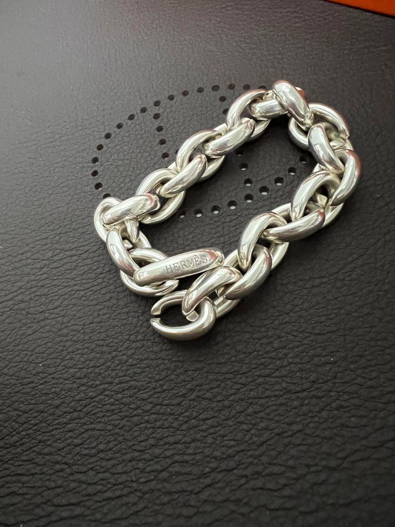 HERMES エルメス ACROBAT アクロバット MM 21コマ ブレスレット シェーヌダンクル クレッシェンド アレア サランボ ヘラクレス(ブレスレット、バングル)｜売買された ...