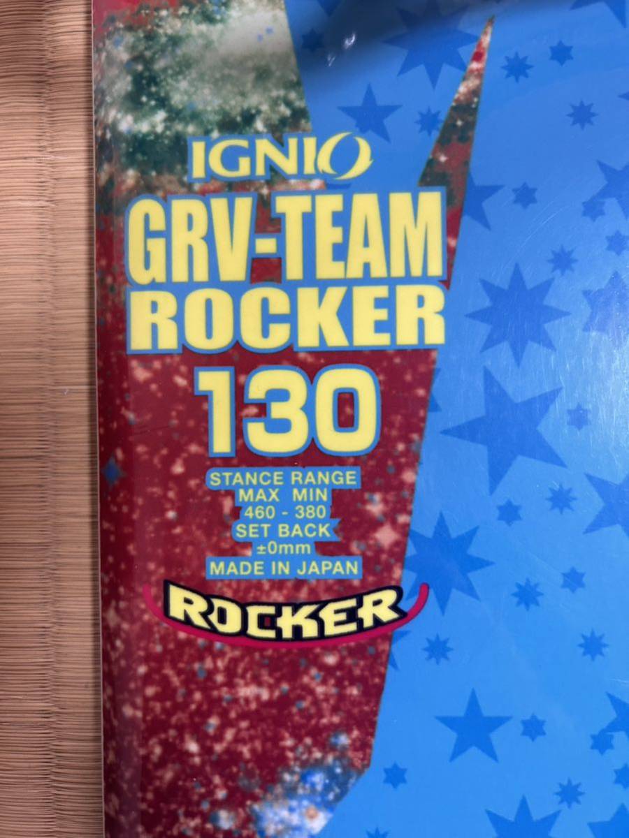 IGNIO/イグニオ ジュニア スノーボード バインディング ブーツ 3点セット GRV-TEAM ROCKER 130cm / 23.0cm 子供用(子ども用)｜売買されたオークション情報 ...