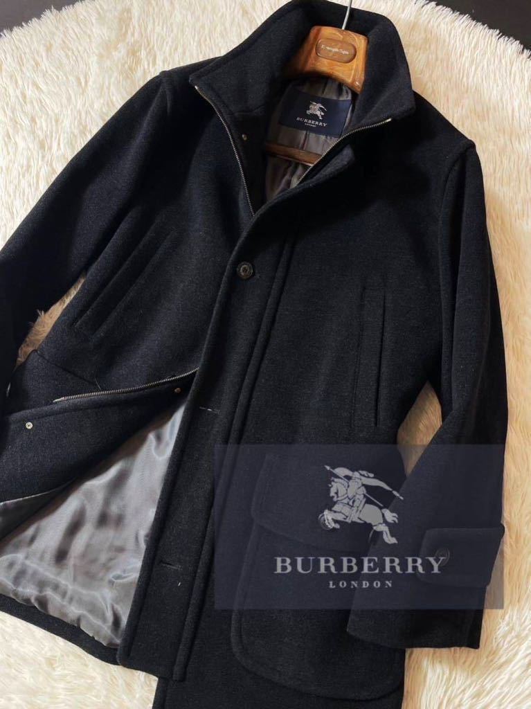 K28ダブルジップアップ 定価15万 超 BURBERRY LONDON スタイリッシュ抜群 アンゴラ トレンチコート メンズ バーバリーコート(Sサイズ)｜売買されたオークション情報 ...