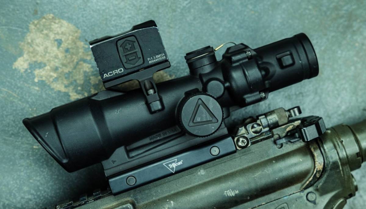 T.REX Aimpoint Acro Middle Mount for ACOG TA110 Trijicon Leupold PVS ...