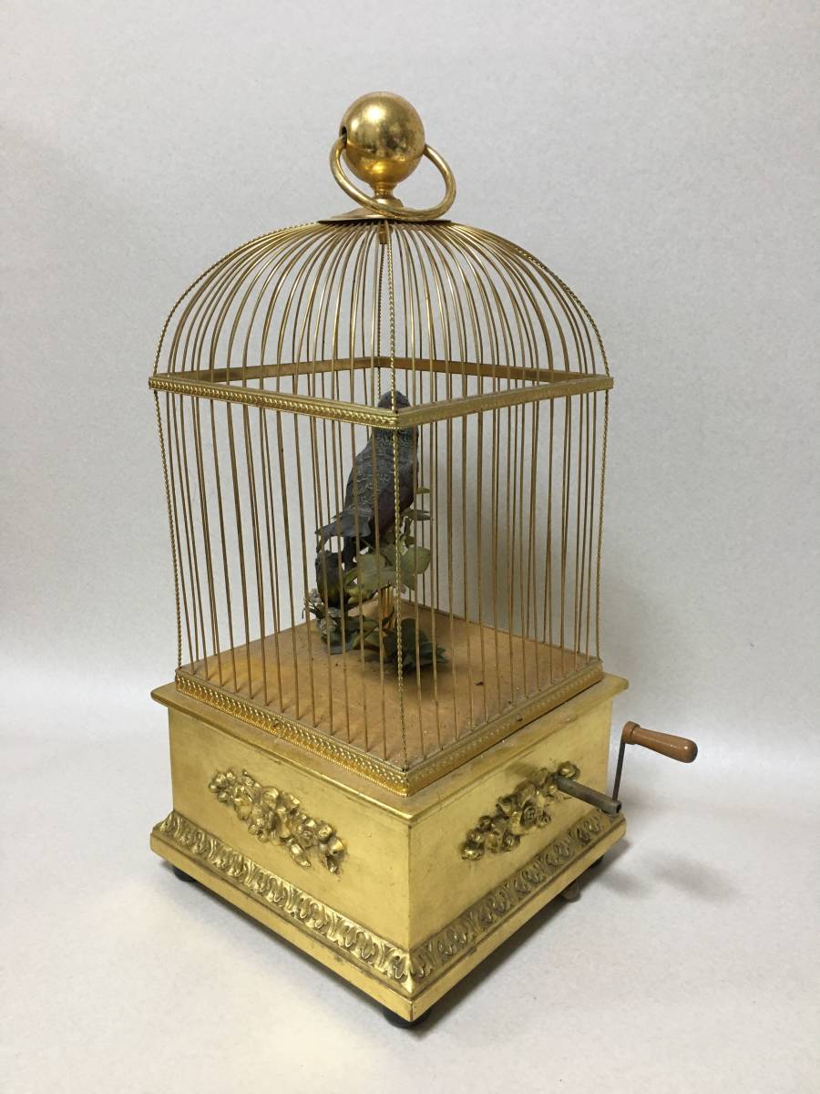B602 REUGE MUSIC リュージュ シンギングバード 鳥籠 鳥かご オルゴール スイス製 アンティーク ヴィンテージ 古美術品(オルゴール)｜売買されたオークション情報、yahooの ...