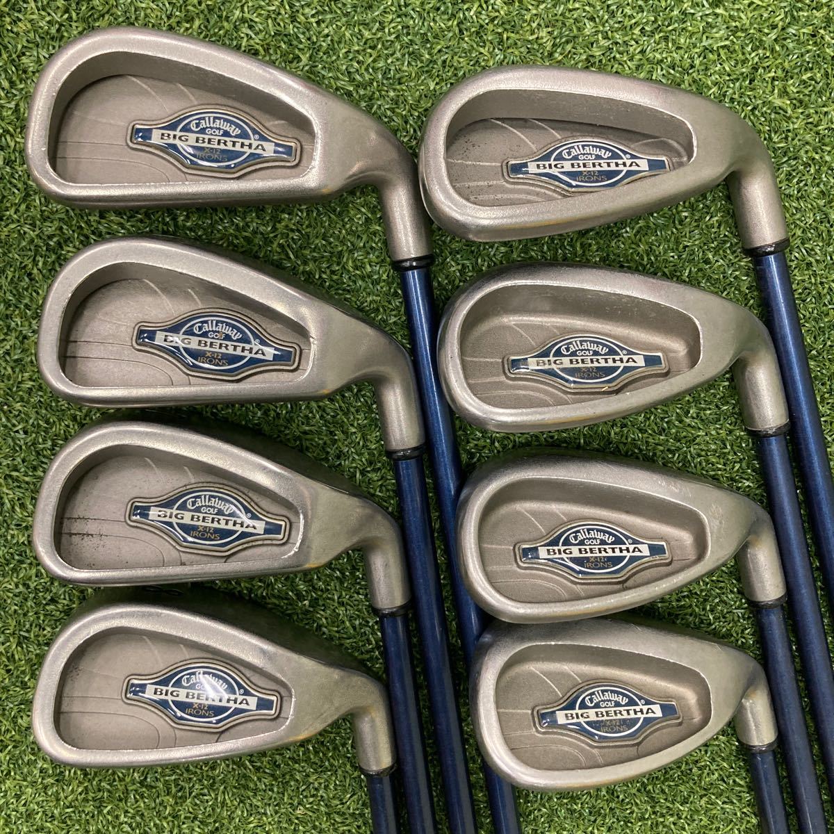 キャロウェイ BIG BERTHA X-12 IRONS 8本セット カーボンシャフト Rフレックス(キャロウェイ)｜売買されたオークション ...