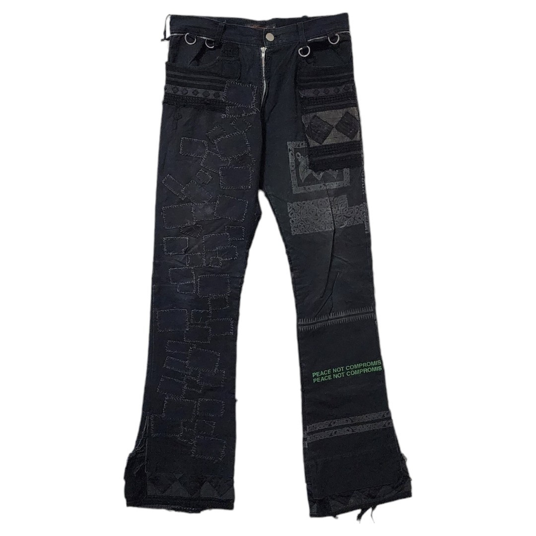 SS2003 Undercover ism SCAB PATCHWORK PANTS アンダーカバー イズム パッチワーク パンツ 90s ...