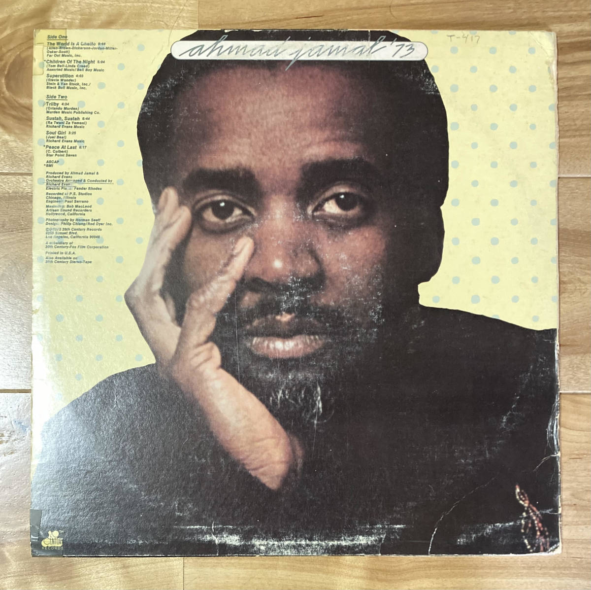 Ahmad Jamal / Ahmad Jamal '73 US Org The World Us A Ghetto 収録 Fat Joe ...