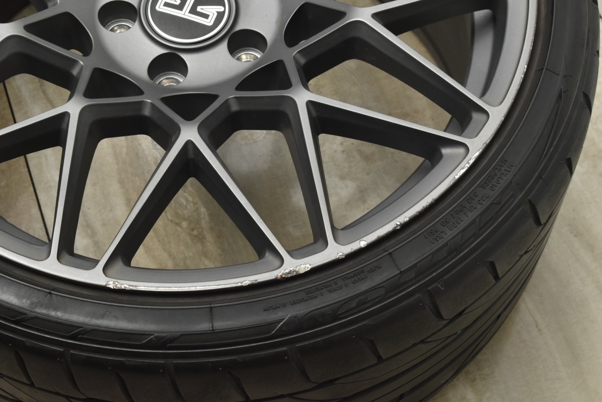 マスタング専用設計 HRE RTR TECH メッシュ 20in 9.5J +33 10.5J +45 PCD114.3 ニットー NT555 ...