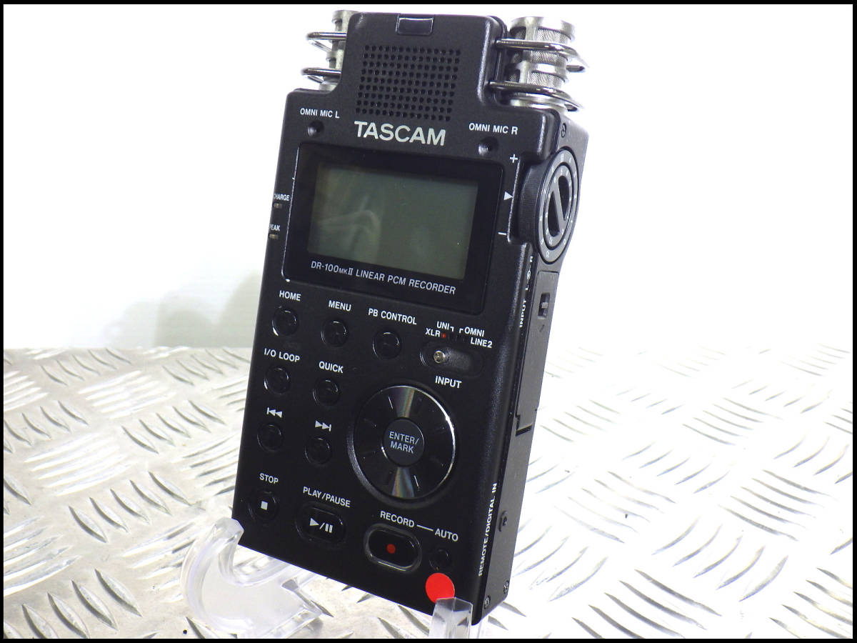 品 TASCAM タスカム リニアPCMレコーダー DR-100MKII DR-100MK2 管理⑥(ICレコーダー)｜売買されたオークション ...