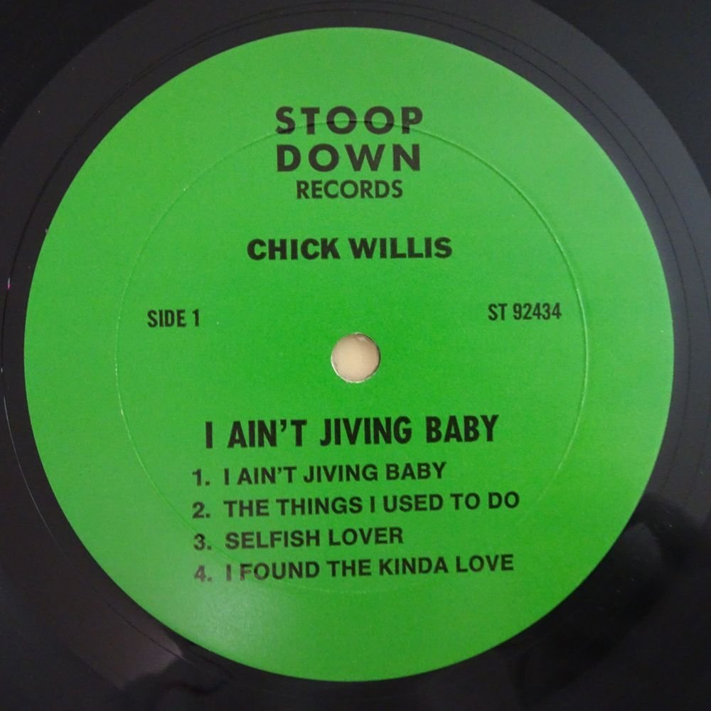 14028407; US盤/Stoop Down Chick Willis / I Ain't Jiving Baby(ブルース)｜売買された ...