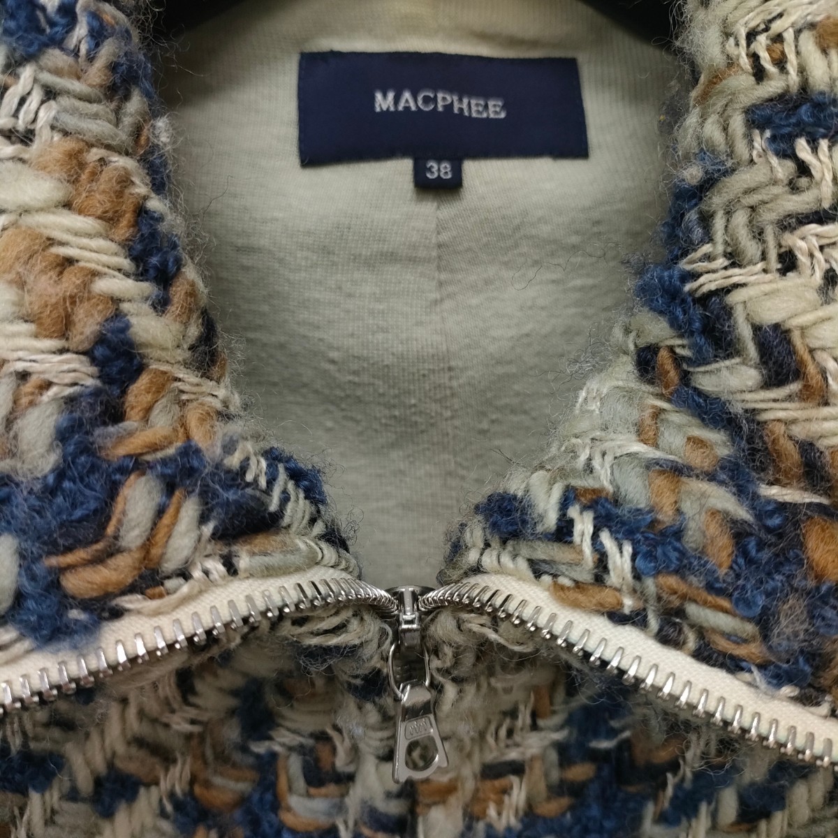 MACPHEE / マカフィー レディース ウール混 ニットジャケット チェック柄 38サイズ トゥモローランド 日本製 a-1196(ジャケット、上着)｜売買されたオークション情報 ...