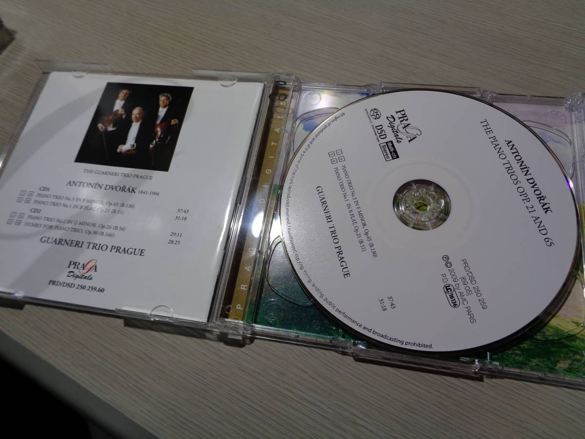 プラハ グァルネリ トリオ GUARNERI TRIO PRAGUE/DVORAK:THE PIANO TRIOS COMP EU/PRAGA:2CD PRD/DSD 250 259.60 ...