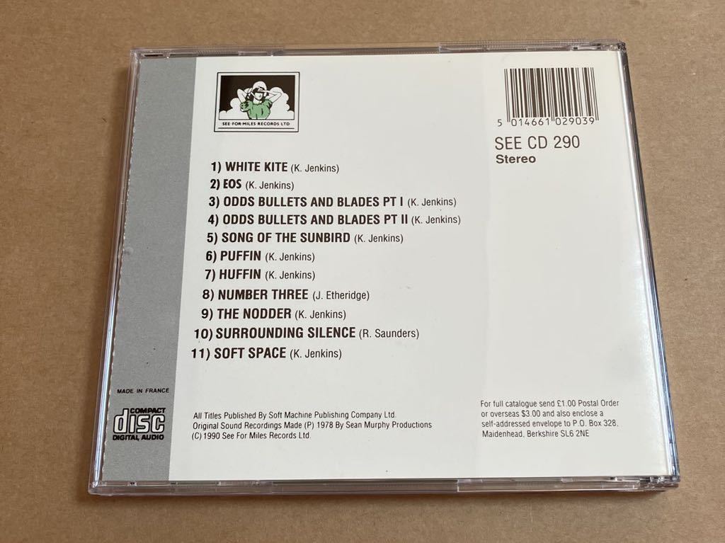 CD SOFT MACHINE / ALIVE AND WELL-RECORDED IN PARIS SEECD290 ソフトマシーン 盤面 ...