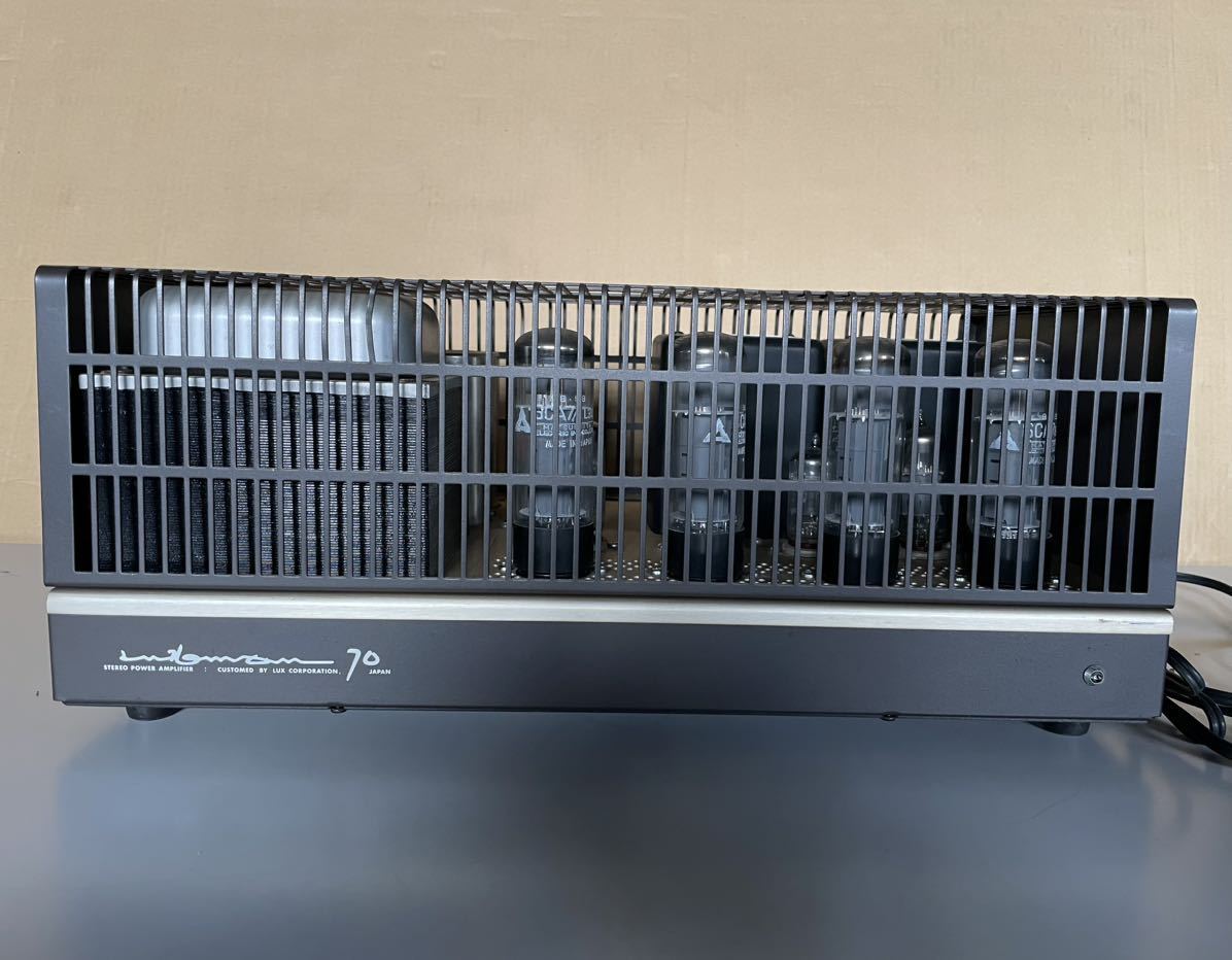 LUXMAN ラックスマン 真空管パワーアンプ MQ70 動作確認ジャンク(本体)｜売買されたオークション情報、yahooの商品情報を ...
