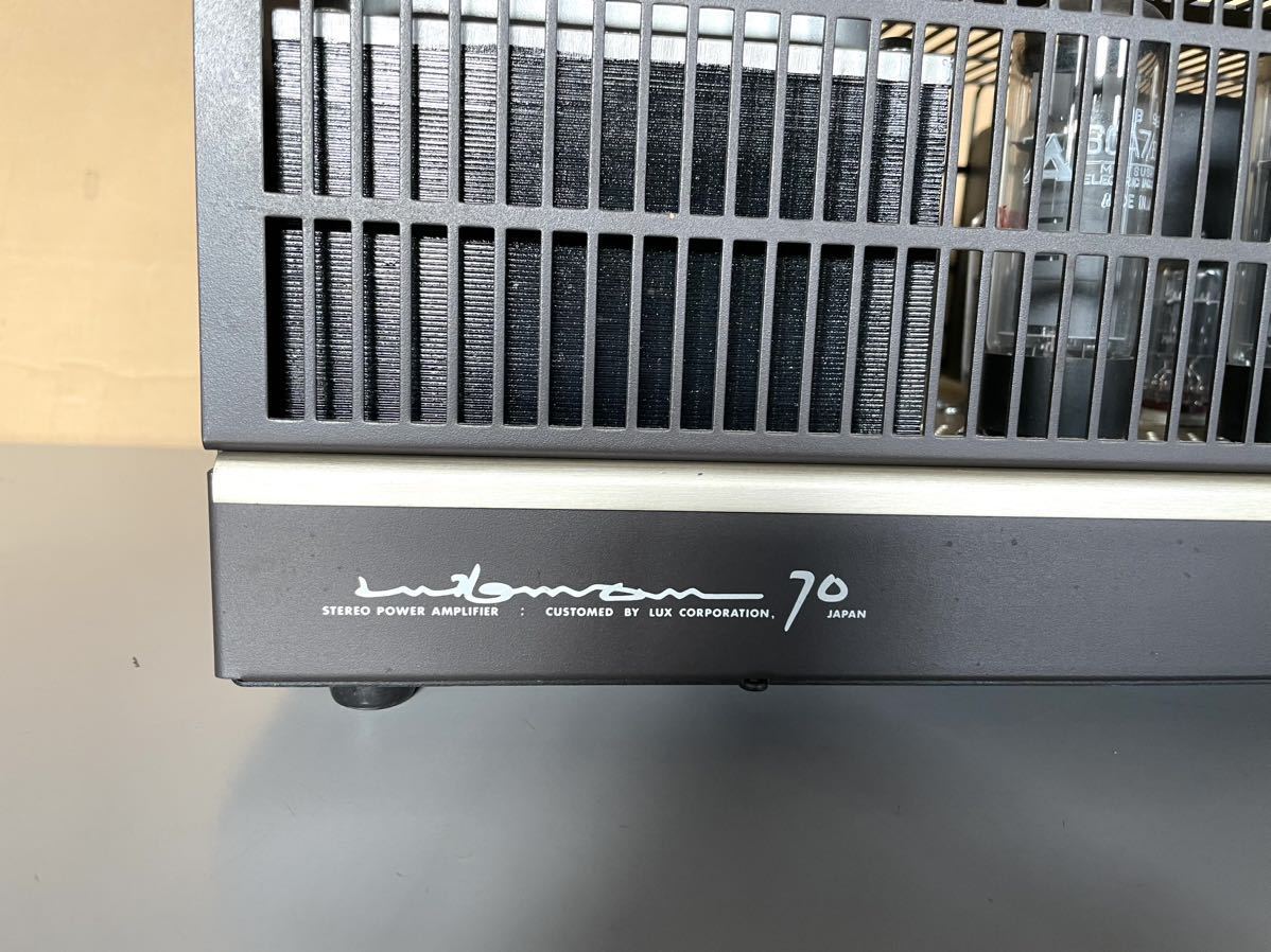 LUXMAN ラックスマン 真空管パワーアンプ MQ70 動作確認ジャンク(本体)｜売買されたオークション情報、yahooの商品情報を ...