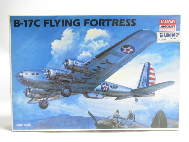 mr0 NN7547 未組立 ACADEMY アカデミー 1/72 B-17C FLYING FORTRESS フライングフォートレス ...