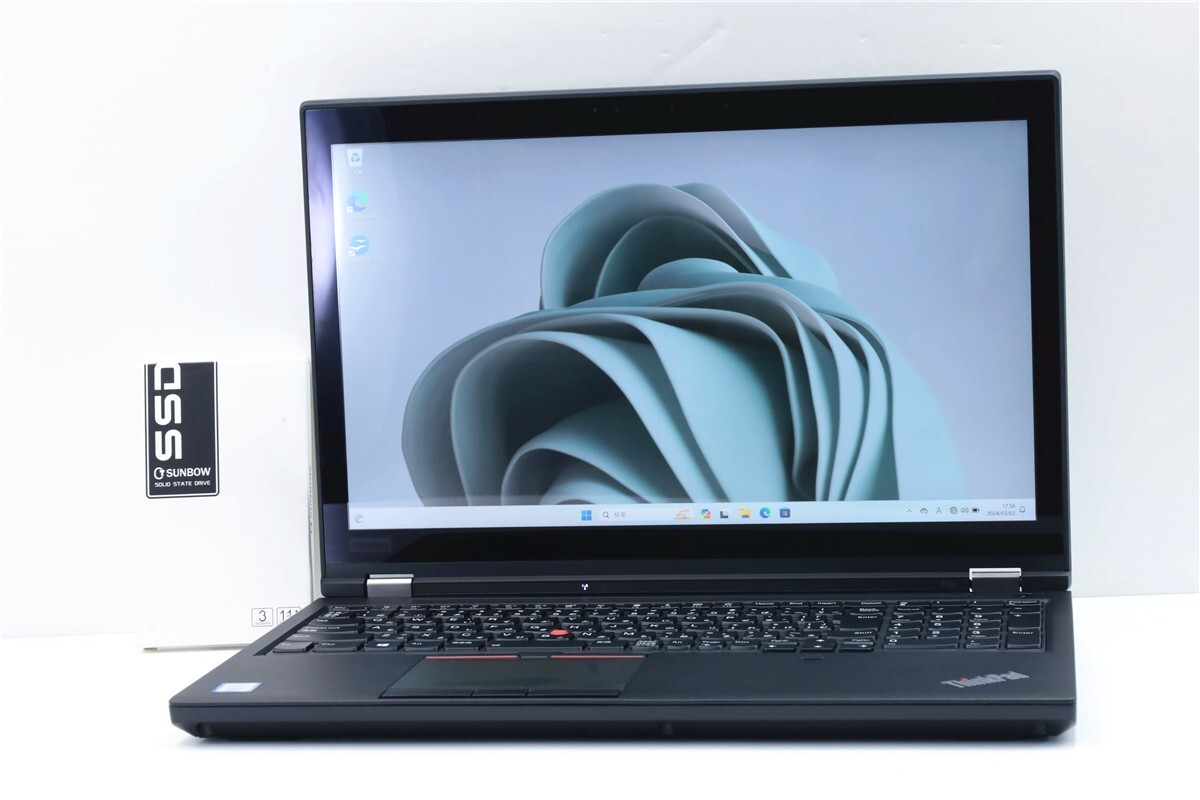 使用極短 4K仕様 3D CAD クリエーター Lenovo Thinkpad P52 Xeon E 2176M 6コア 64GB/SSD512GB/Quadrop2000 ノードパソコン ...