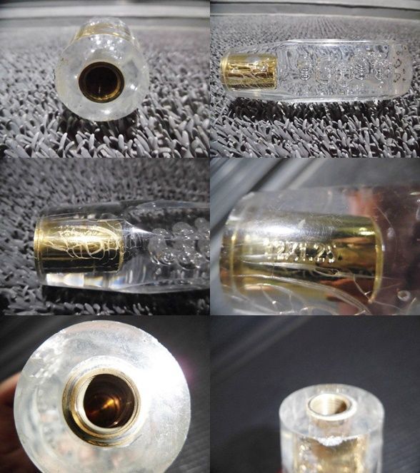 激安 社外 クリスタル クリア シフトノブ 泡入り M12 P1.25 12×1.25 全長11.4cm 汎用 / 2G4-984(社外品)｜売買されたオークション情報、yahooの商品情報を ...