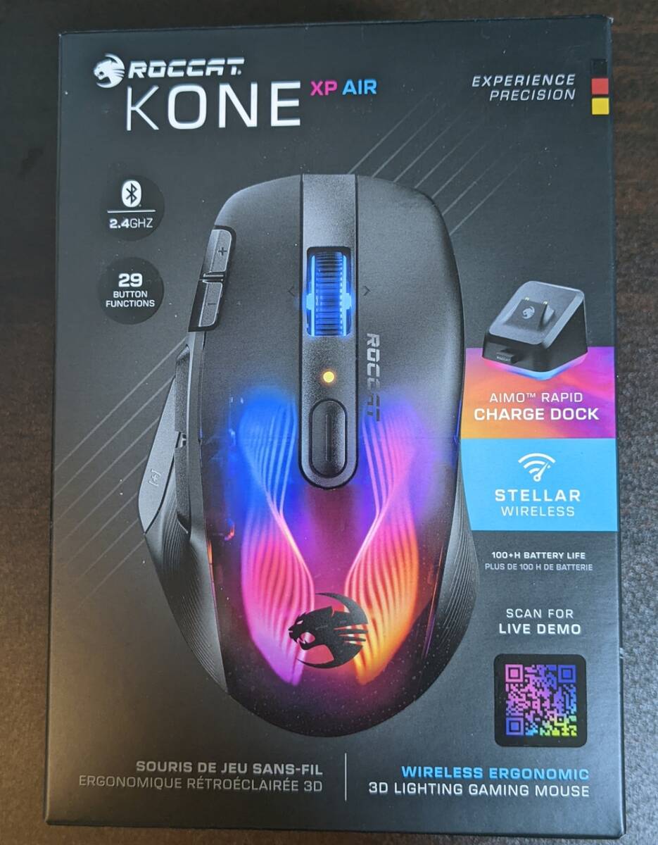 現状品 ROCCAT ゲーミングマウス Kone XP Air ワイヤレス 2.4GHz/Bluetooth(ワイヤレスマウス)｜売買された ...