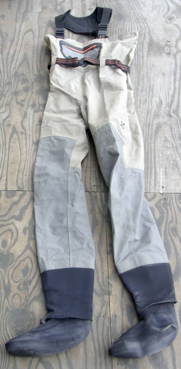 YI キ3-24 SHIMANO シマノ XEFO アクト ストッキングウェーダー FF-217S Lサイズ ベージュ 胴付長靴 フィッシング ...