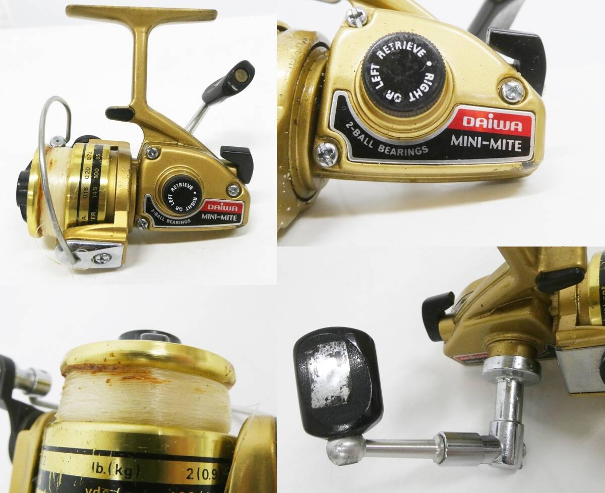 02 65-592099-25 Y DAIWA ダイワ SHIMANO シマノ HOLIDAY SPIN 6000 Mamiya マミヤ EX-3000 チタノス リール 6点 まとめ セット ...