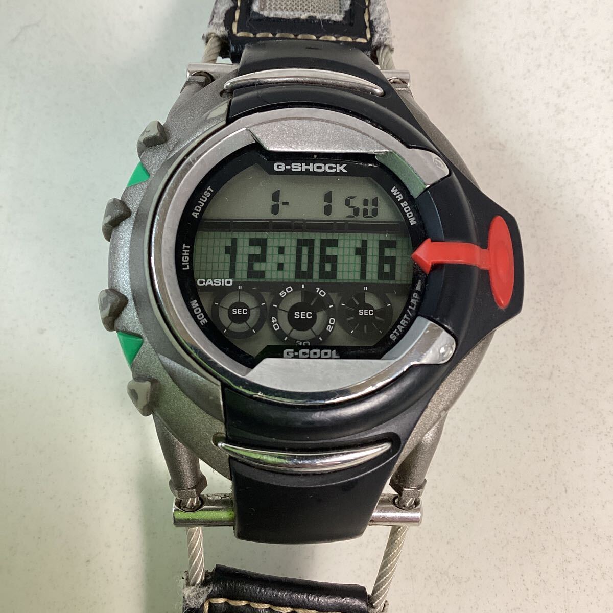 y4144 CASIO G-SHOCK G-COOL GE-2000 ピニンファリーナモデル カシオ Gショック デジタル 腕時計 ...