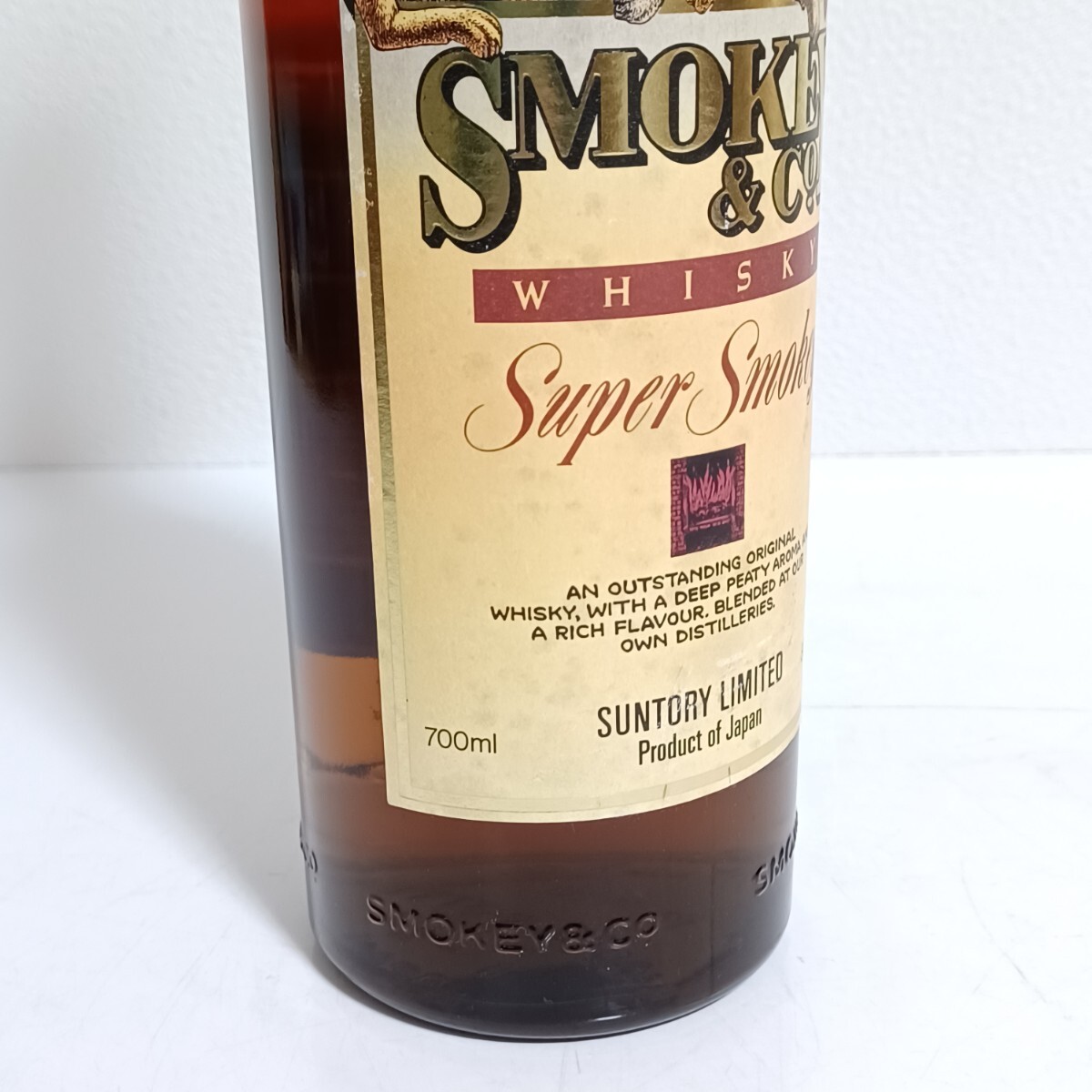 未開栓 サントリー SMOKEY ＆ CO WHISKY スモーキー＆カンパニー スーパー スモーキー ウィスキー 700ml 40% 瓶 ...