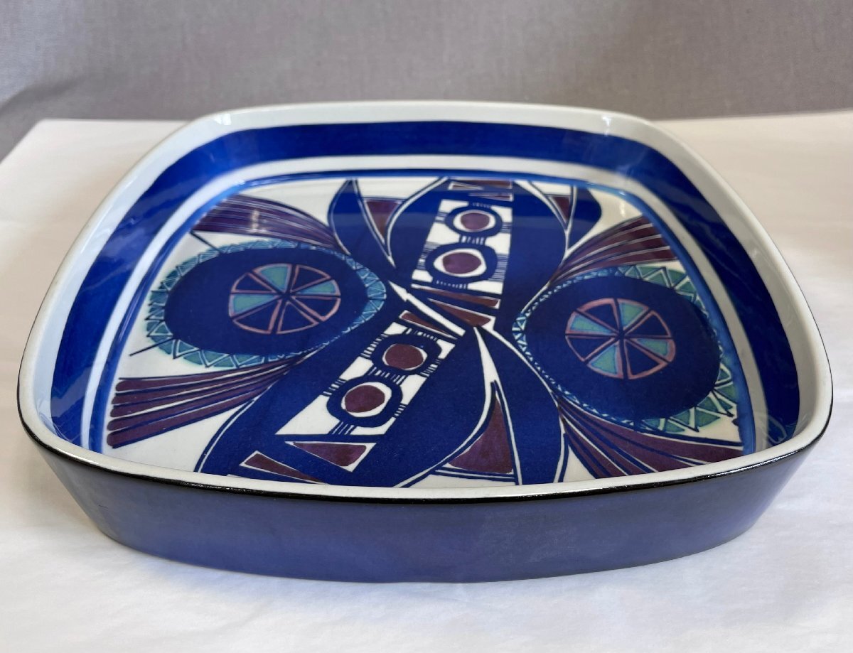 道 Royal Copenhagen ロイヤルコペンハーゲン Tenera テネラ スクエアプレート 156/2885(ロイヤルコペンハーゲン ...