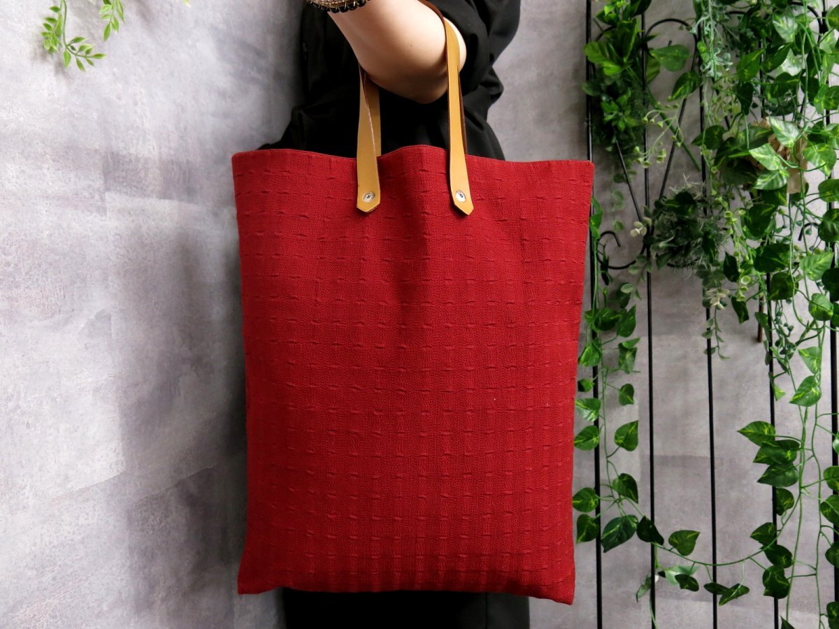 超 HERMES エルメス アメダバGM キャンバス カーフ レザー 本革 トート バッグ 赤 キャメル SV金具 腕掛け A4 収納 Js45915(かばん、バッグ)｜売買されたオークション ...