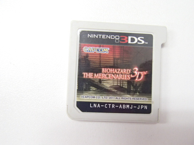 #60769 BIOHAZARD THE MERCENARIES 3D バイオハザードザマーセナリーズ 3D ソフトのみ 3DS 3DSソフト ...