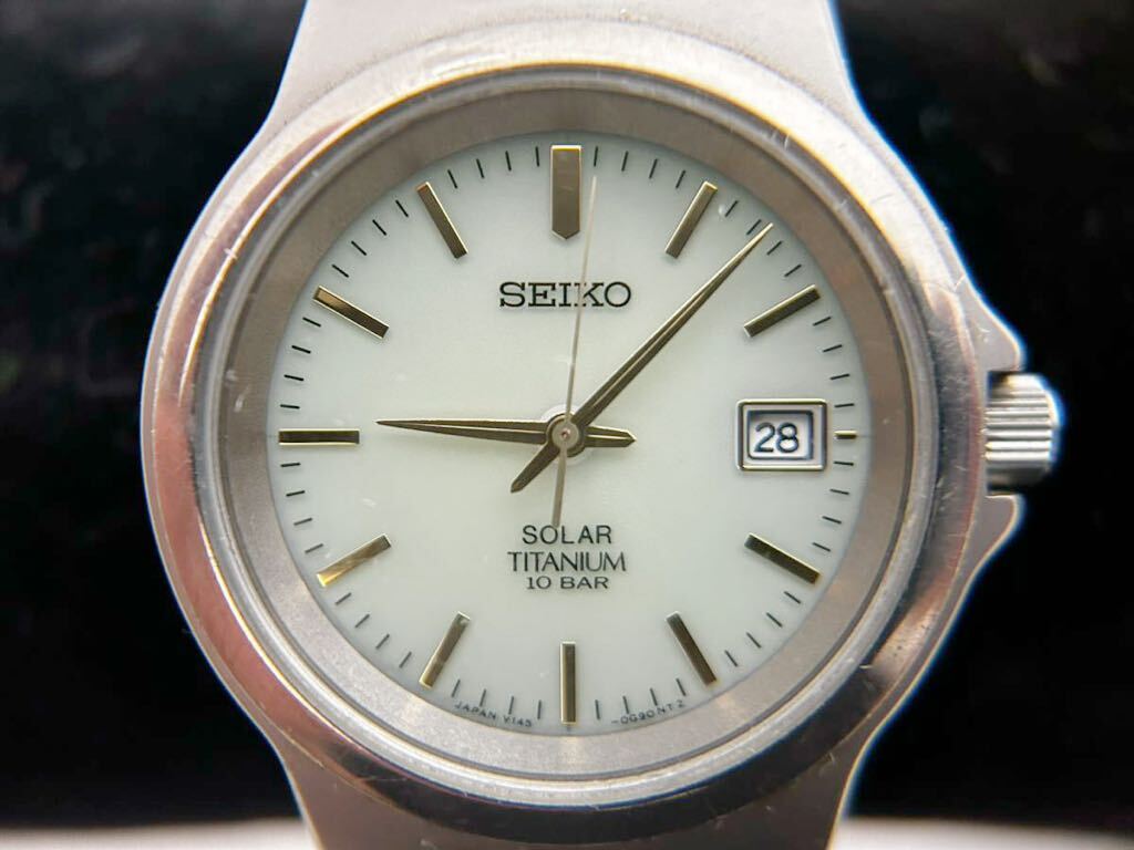 SEIKO SOLAR TITANIUM V145-0D60 3針 カレンダー 稼働 腕時計 セイコー(セイコー)｜売買されたオークション情報 ...