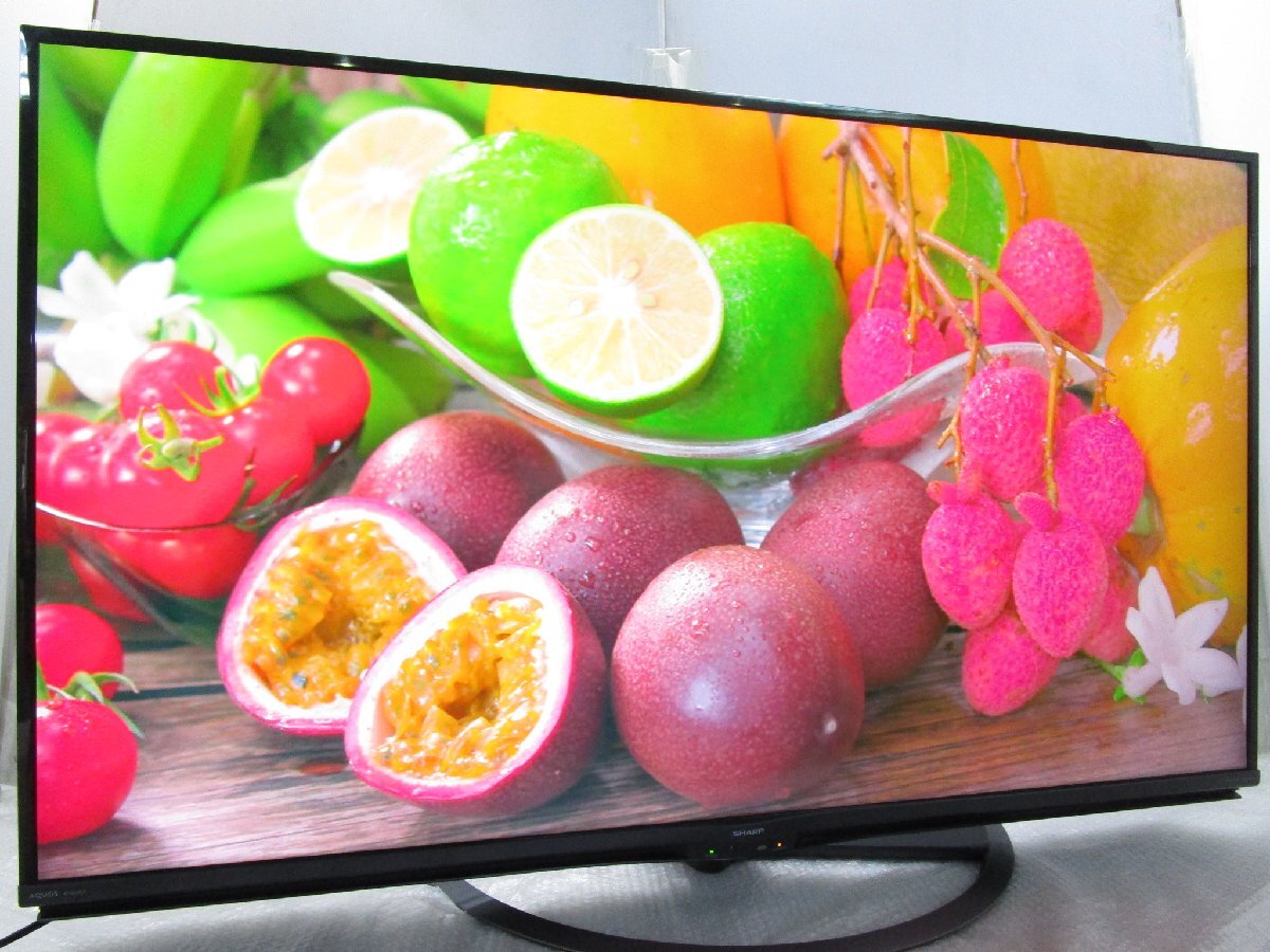 SHARP シャープ AQUOS 55V型 4K対応 液晶テレビ 4T-C55AJ1 Wi-Fi/Youtube/Netflix/AndroidTV 2019年製 リモコン付き 直接引取OK ...