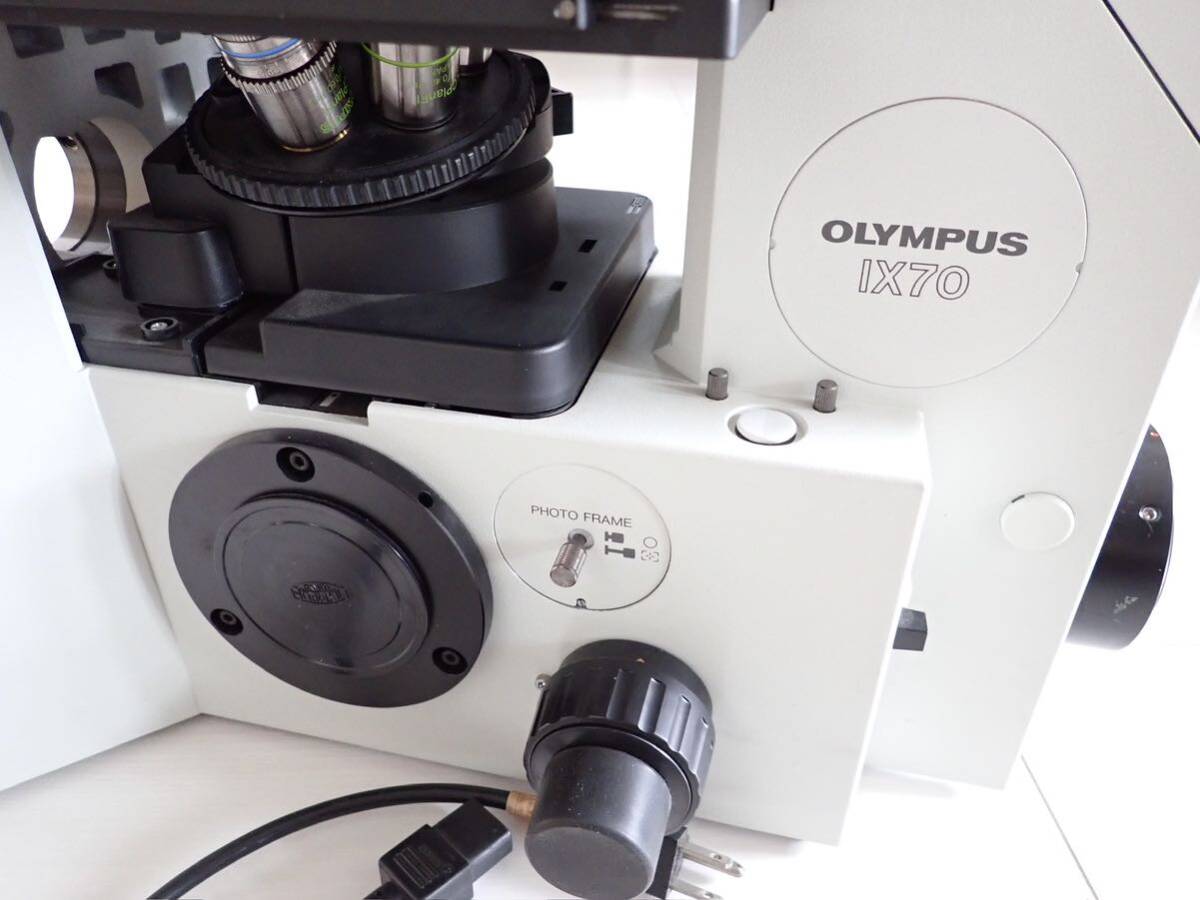 OLYMPUS オリンパス 倒立顕微鏡 IX70-S8F2 U-TR30 IX-SFR IX-ILL100LH UPlanFI 4x 10x ...