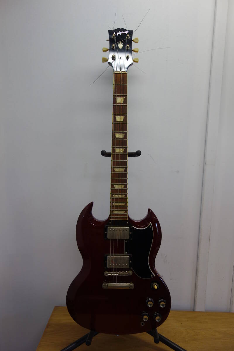 Epiphone SG エレキギター ソフトケース付き 音出し可 音割れ ネック割れ エピフォン ジャンク品 管理ZI-170(エピフォン)｜売買されたオークション情報、yahooの商品情報を ...