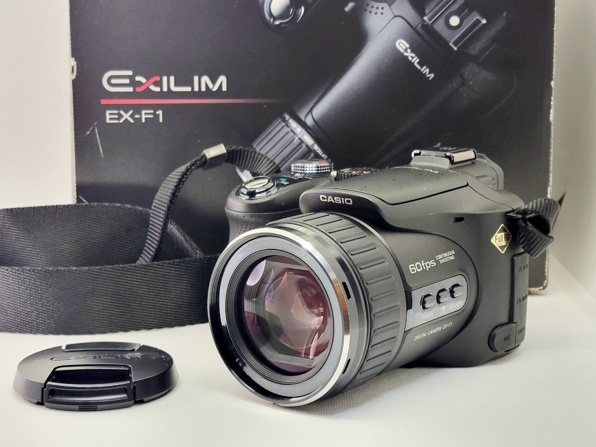 A- 極上品 CASIO カシオ EXILIM EX-F1 ブラック 元箱 取扱説明書付き(カシオ)｜売買されたオークション情報、yahooの ...