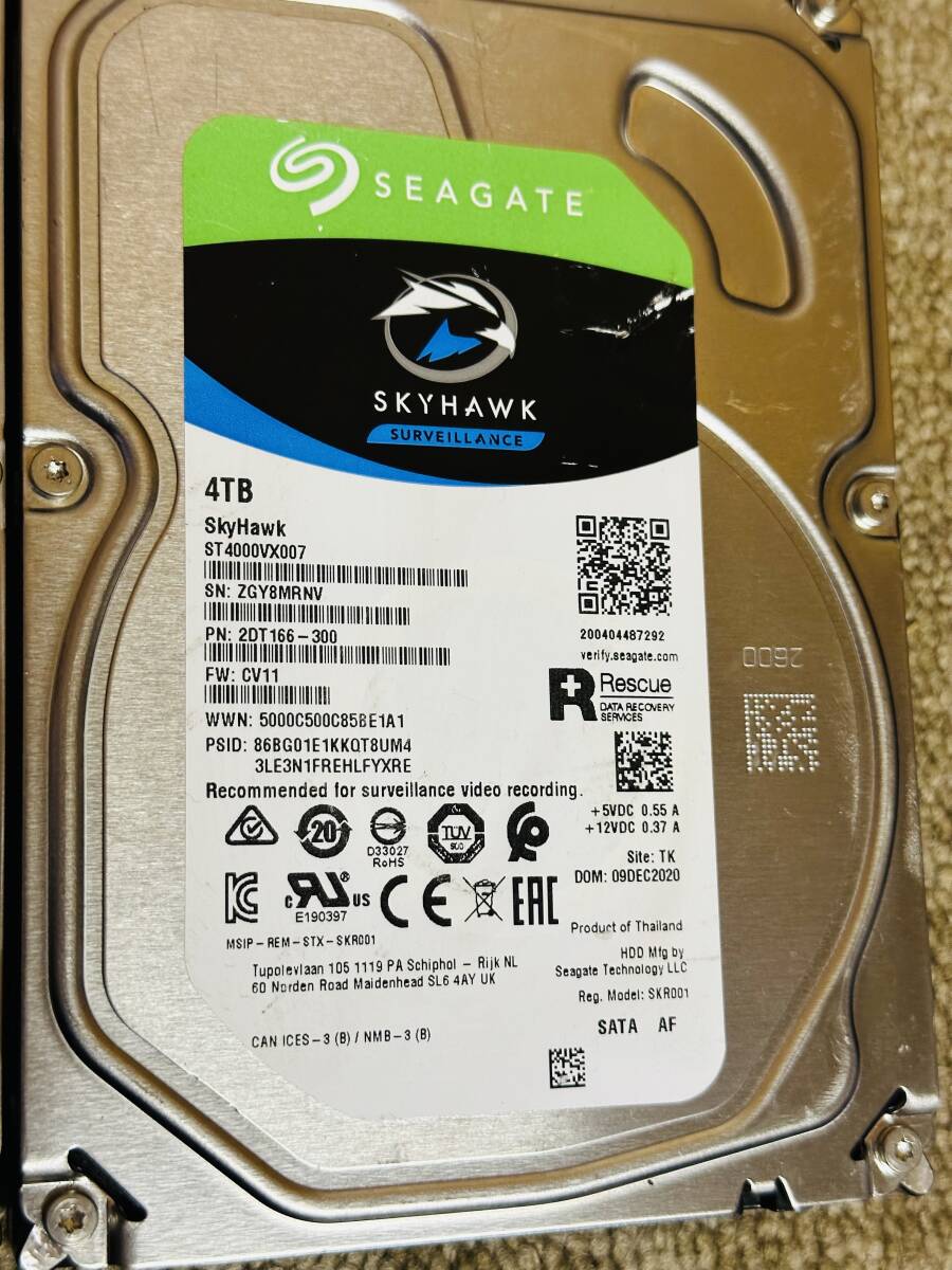 HDD 4TB SATA 6Gb/s 180MB/s 64MB ST4000VX015 Skyhawk 3.5" 4TB HDD 64MB ...