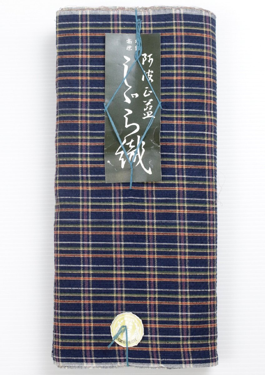 反物 しじら織 徳島県無形文化財 阿波正藍 綿織物反物 紺地格子柄 e-1027(その他)｜売買されたオークション情報、yahooの商品情報をアーカイブ公開 - オークファン（aucfan.com）