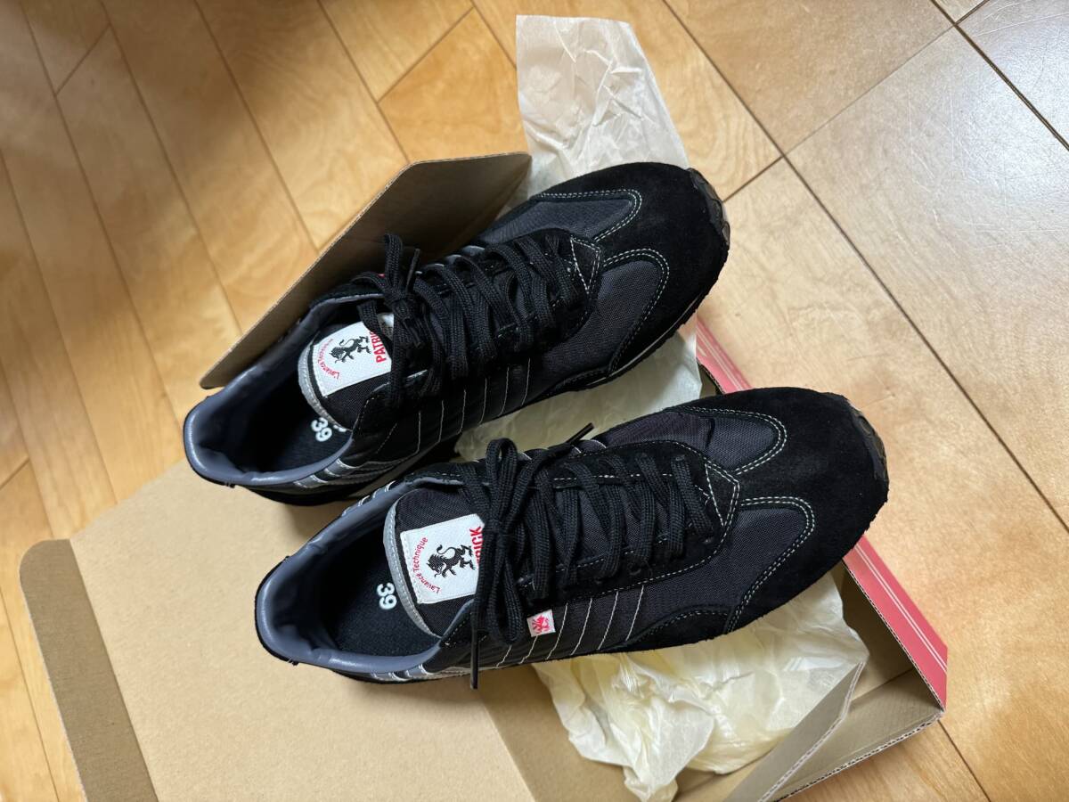 試着のみ 日本製 PATRICK STADIUM BLK パトリック スタジアム ブラック 黒 size 39 MADE IN JAPAN 24.5cm(パトリック)｜売買されたオークション ...