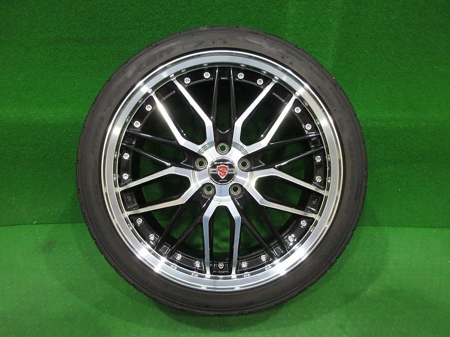 AME/STEINER LMX シュタイナー 18インチ 18×7.5J +48 100-5穴 2021年製/溝有 FALKEN/ZIEX ZE914 225/40R18 4本 86/BRZ ...