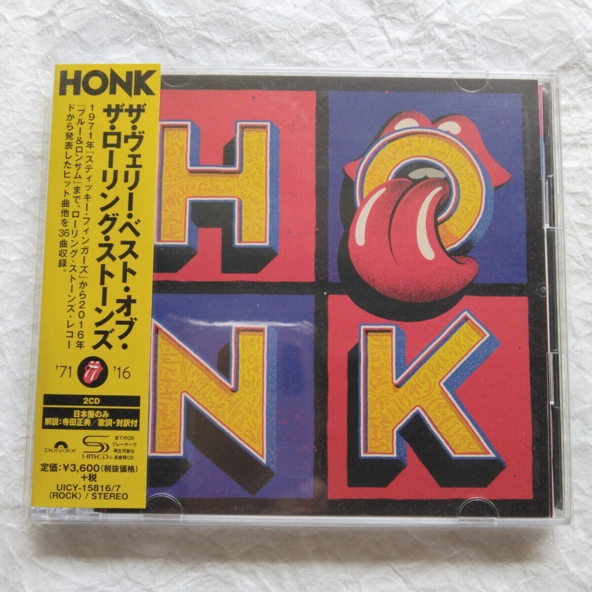 The Rolling Stones / HONK ＜通常盤＞ 2CD 国内盤帯付き SHM-CD 特典ステッカー付き(Rolling ...