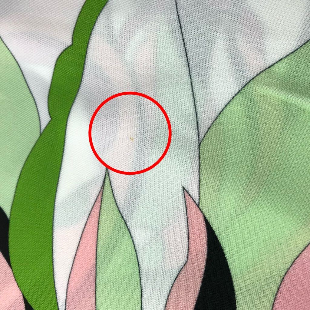 n181 EMILIO PUCCI エミリオプッチ 総柄 スカート リボン 膝丈スカート マルチカラー 40 イタリア製 72JV90 正規品 ...