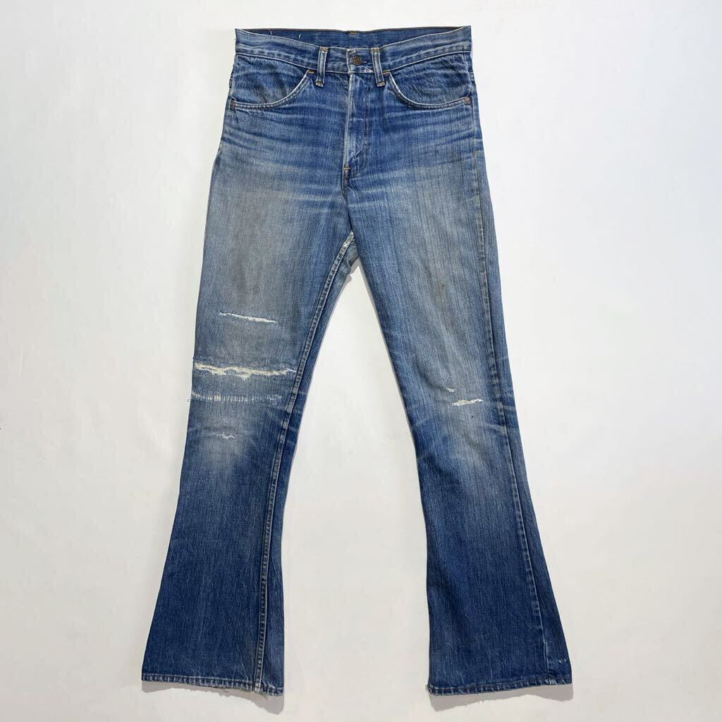 美色 60s LEVIS 646 ビッグE オリジナル ビンテージ リーバイス 646 BigE フレア ベルボトム ブーツカット ヒゲ ハチノス(W31)｜売買されたオークション情報 ...
