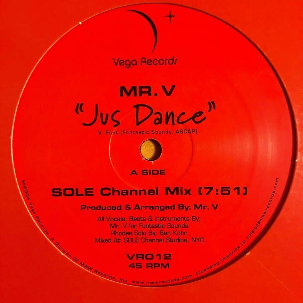 MR.V JUS DANCE 12INCH ALIX ALVAREZ LOUIE VEGA FRANCOIS K JOE CLAUSSELL ...