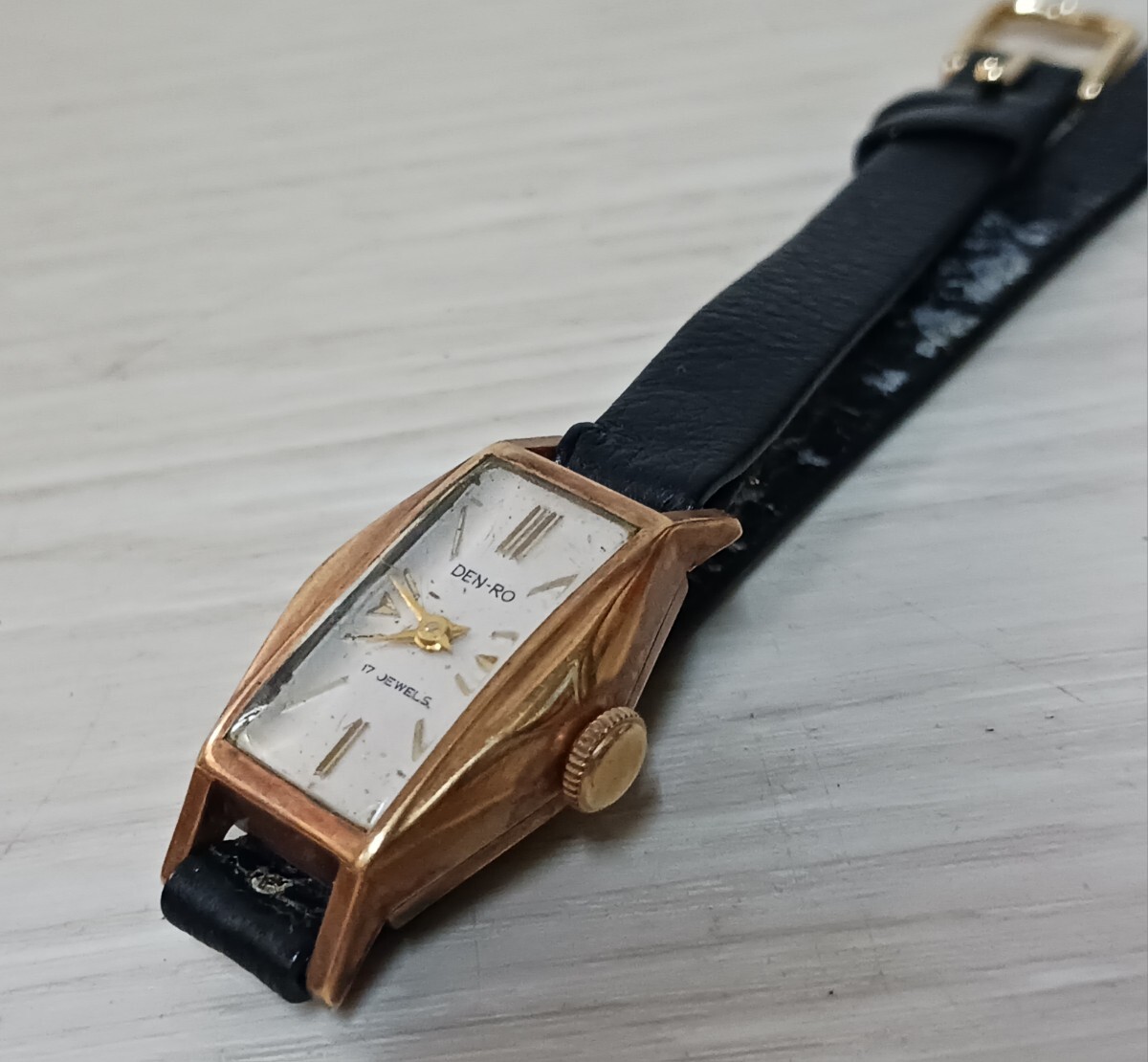 稼働 DENRO デンロ 腕時計 手巻き 18K 625 17JEWELS 金 ロ(アナログ（手巻き）)｜売買されたオークション情報 ...