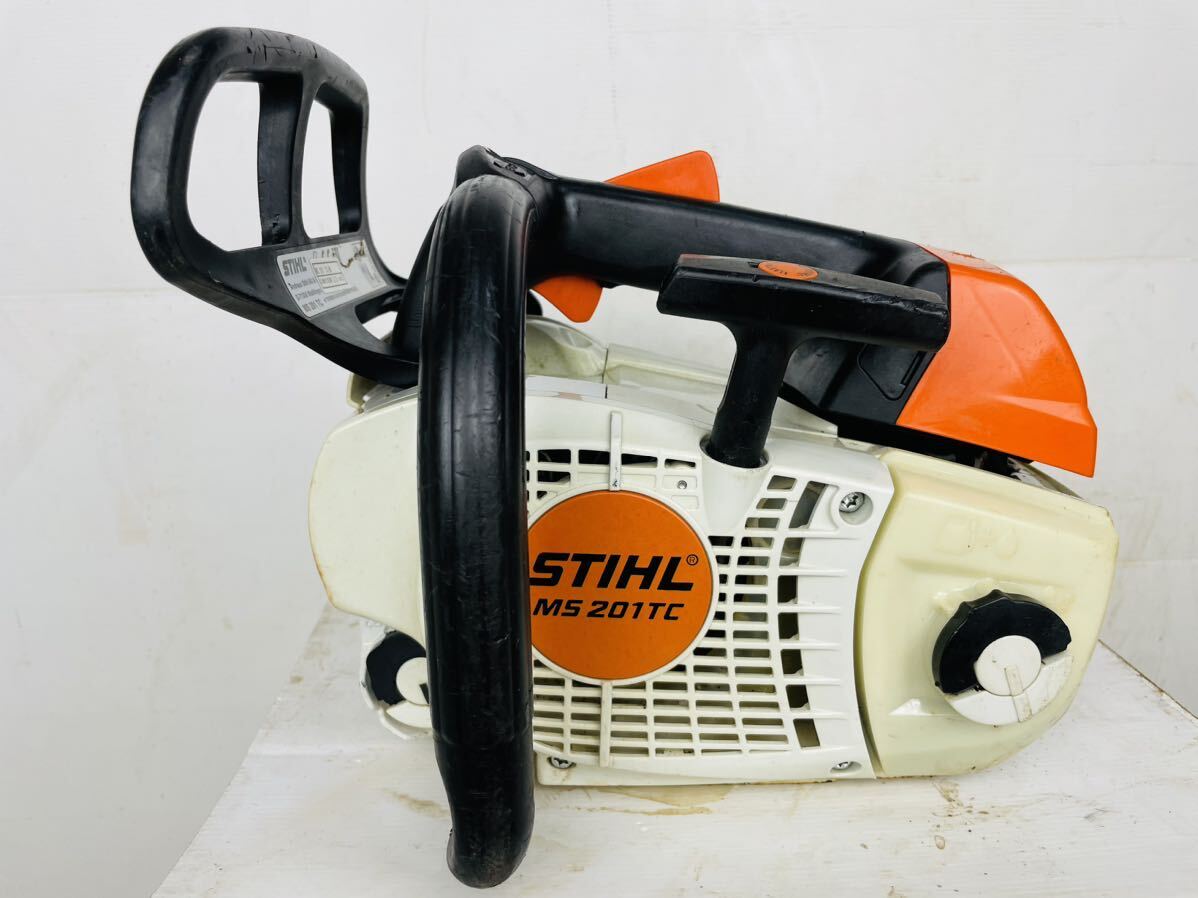 MS201TC-M スチール STIHL エンジンチェーンソー エンジン始動確認 簡易 み No1190(チェーンソー)｜売買された ...