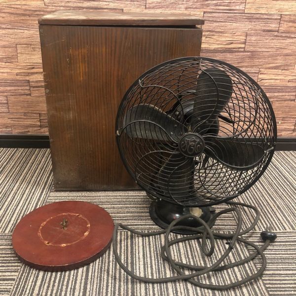 H214-S2 shibaura 芝浦 扇風機 Electric Fan 103380 12インチ アンティーク レトロ 昭和 ヴィンテージ ...